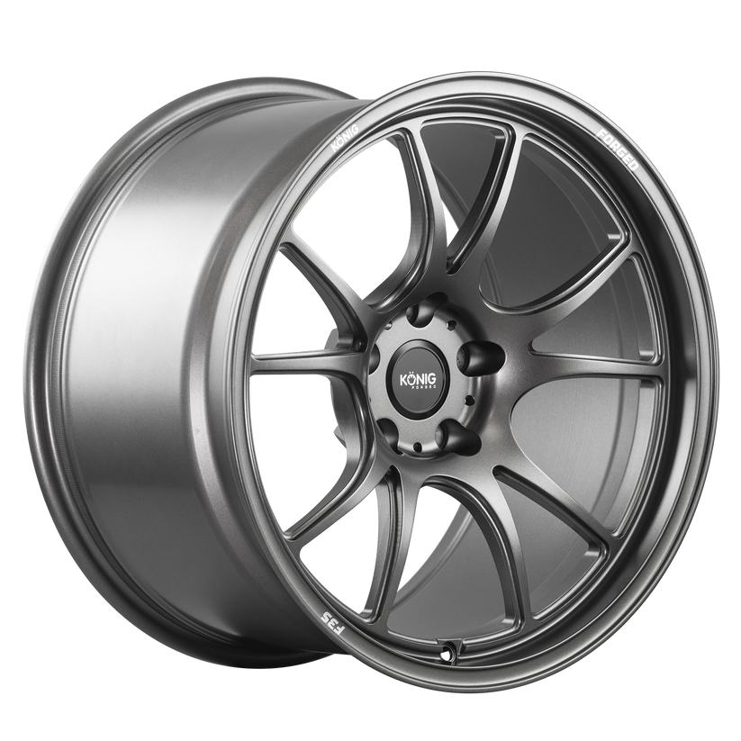 Konig 18" Forged F3S 5x112 Wheel - Satin Charcoal – Equilibrium Tuning ...