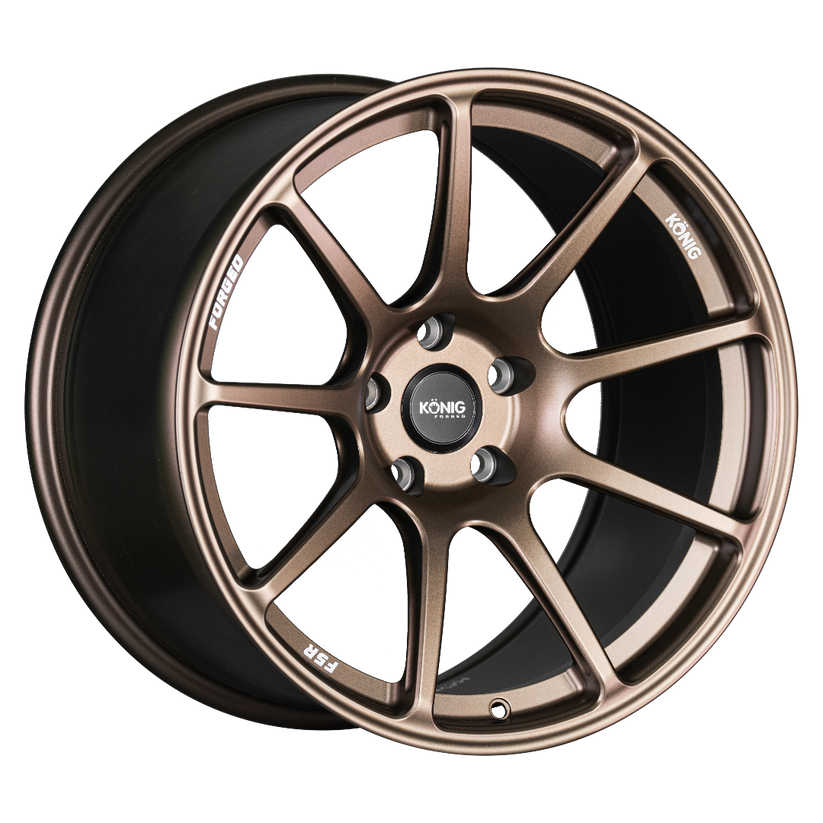 Konig 18" Forged F5R 5x112 Wheel - Satin Bronze – Equilibrium Tuning, Inc.