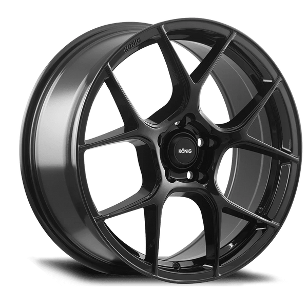 Konig 16" Diverge 5x112 Wheel - Gloss Black – Equilibrium Tuning, Inc.