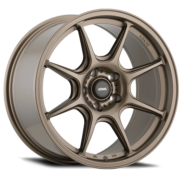 Konig 18" Lockout 5x112 Wheel - Matte Bronze – Equilibrium Tuning, Inc.
