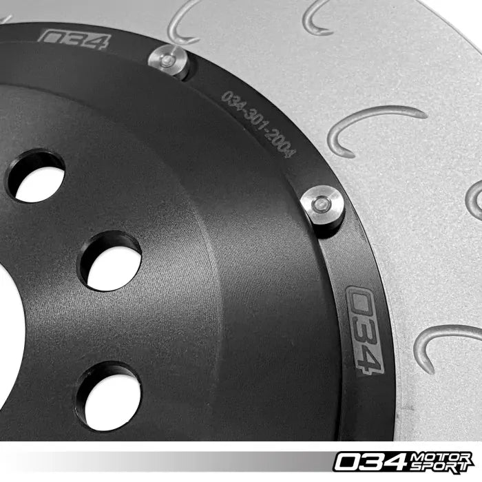 034Motorsport 2-Piece Floating Rear Brake Rotor (350mm) - VW/Audi MQB ...