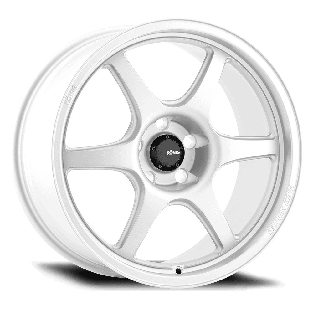 Konig 18" Hexaform 5X112 Wheel - White – Equilibrium Tuning, Inc.